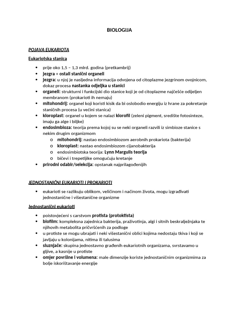 BIOLOGIJA | PDF