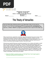 Lloyd George's Role in Versailles Treaty | PDF | Treaty Of Versailles ...