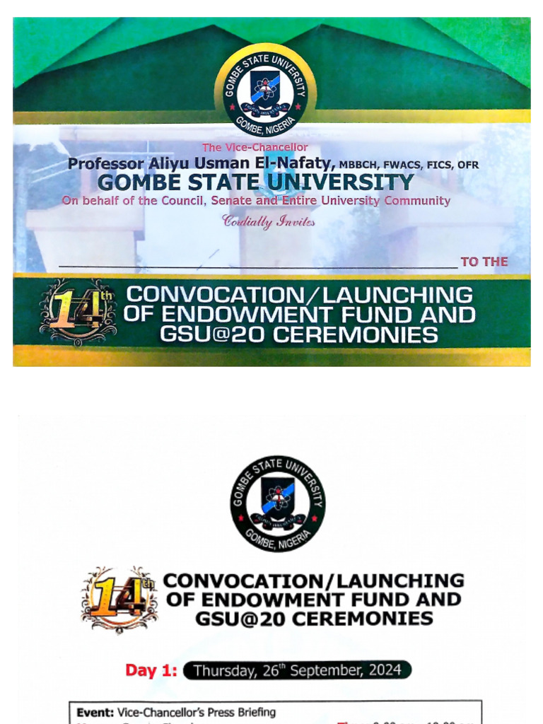 Convocation IV | PDF