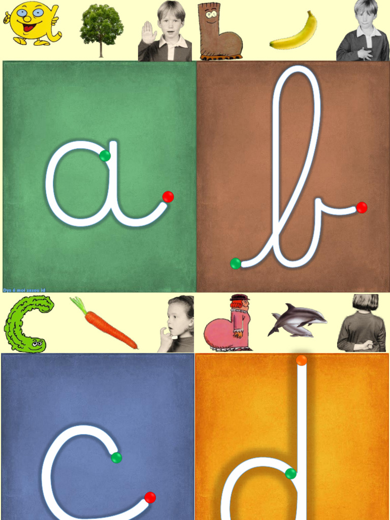 Graphisme - Alphabet - Plasticine - Lettres - Cursive - Ateliers-Dumont ...