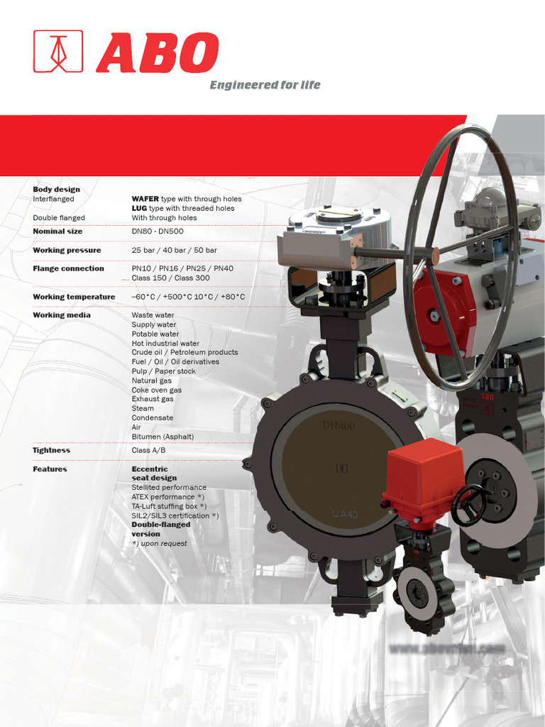 ABO Valve Catalogue Series 3E EN Preview - 3 | PDF | Valve | Actuator