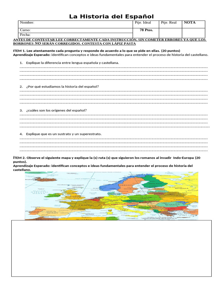 Historia Del Español | PDF | Lengua española | España