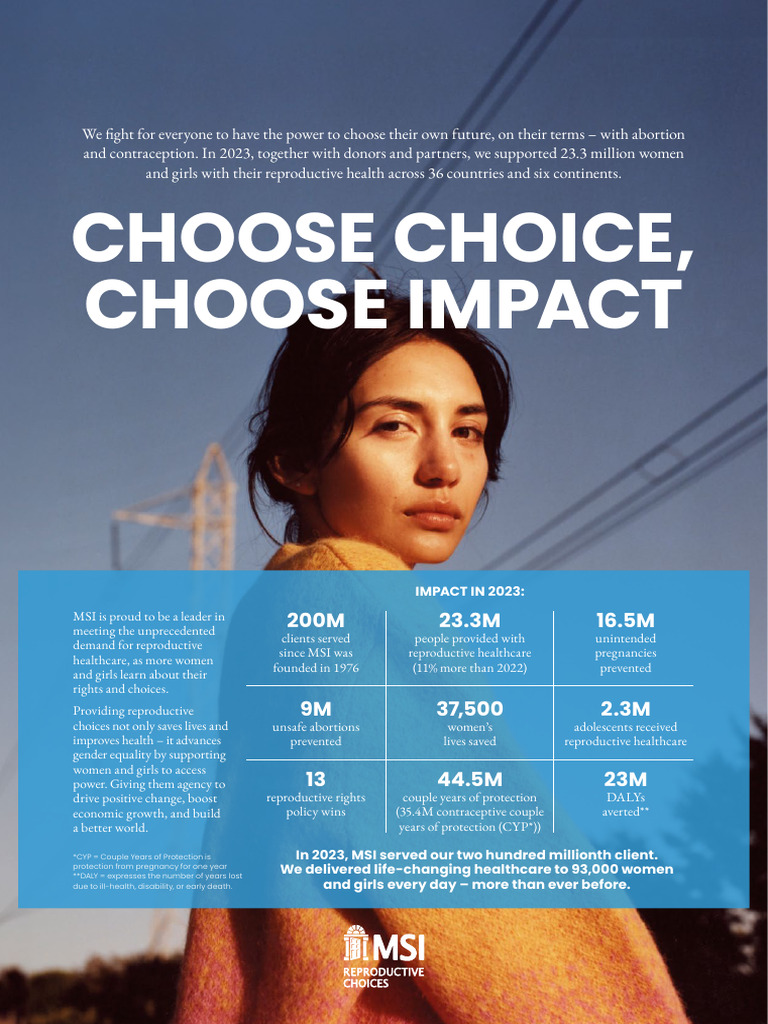 MSI-2023-Impact-Report-single | PDF | Abortion | Reproductive Rights