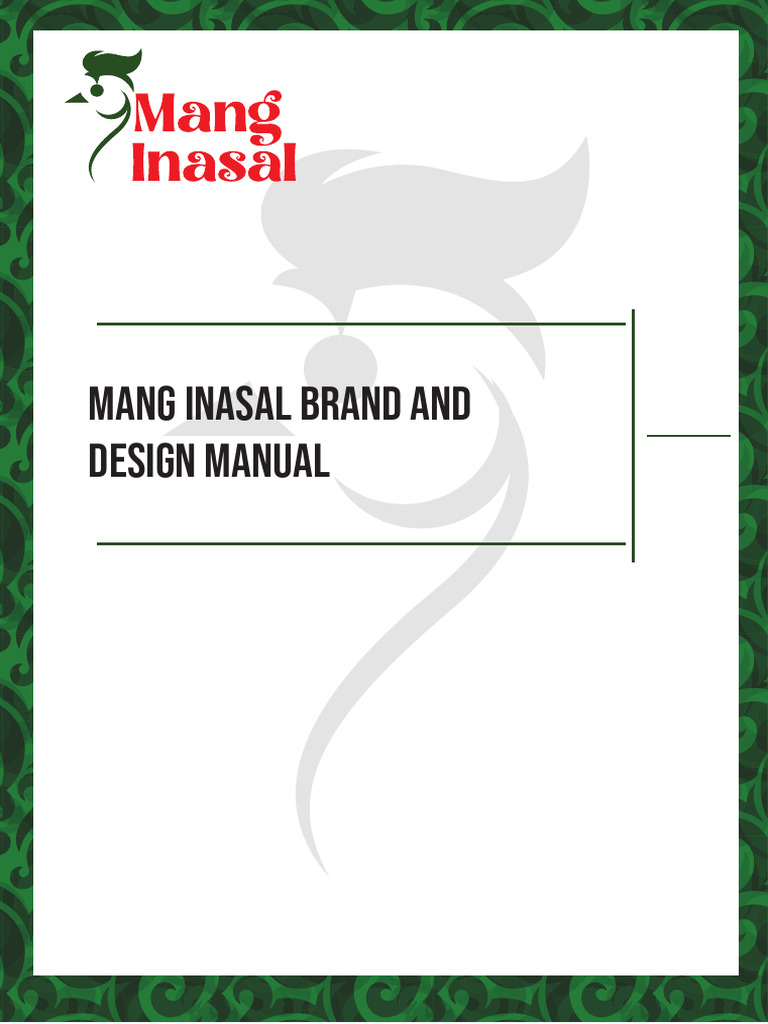 Mang Inasal Brand Design Manual | PDF | Art