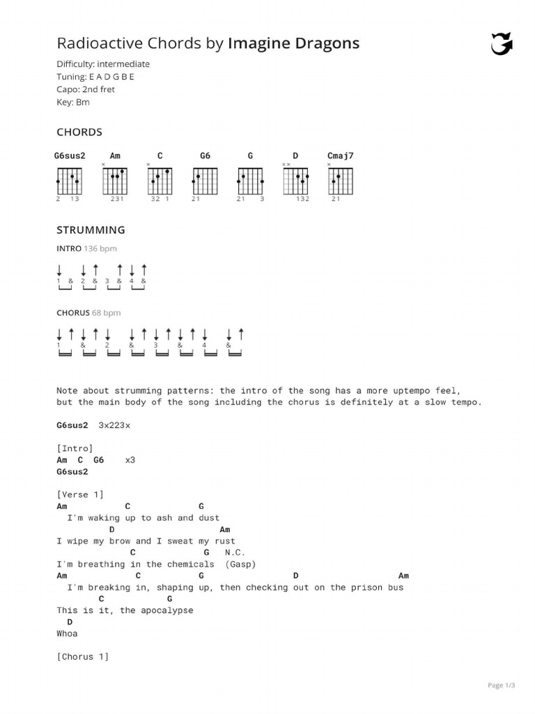 Radioactive Chords | PDF