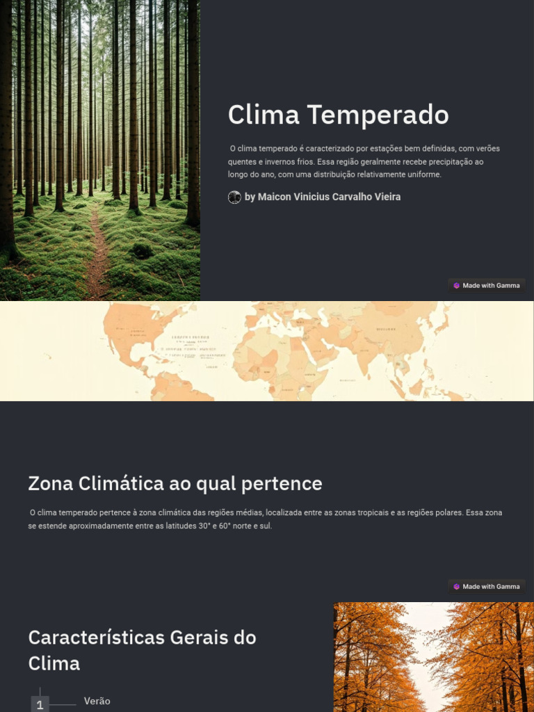 Clima Temperado | PDF