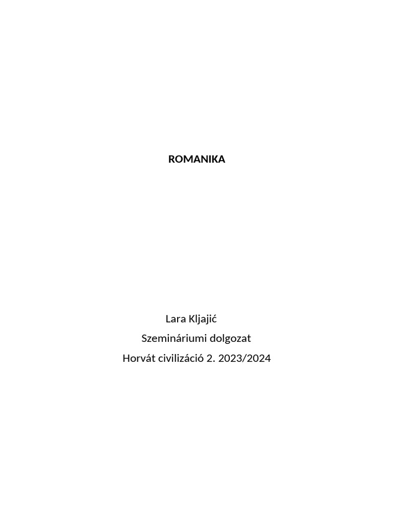 Romanika - Lara | PDF