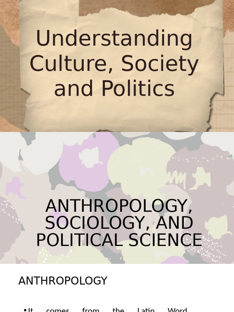 UCSP | PDF | Homo | Family