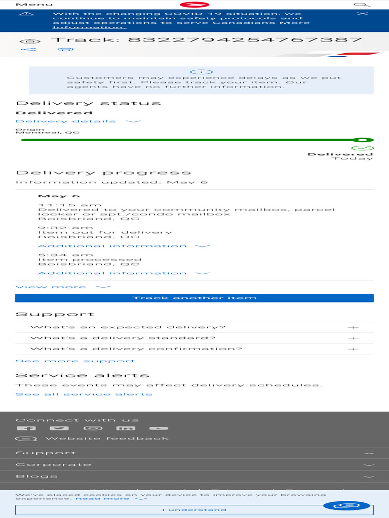 Canada Post - Track A Package by Tracking Number | PDF | Law