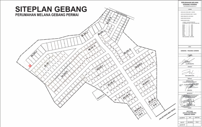 Gebang Revisi Blok J | PDF