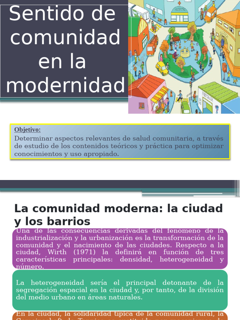 Comunidad y barrios en la modernidad | PDF | Comunidad | Barrio