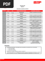 E5 Calendario Alumnos UPC 2025-01 | PDF