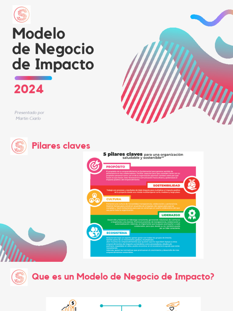 Presentacion Modelo de Negocio de Impacto | PDF