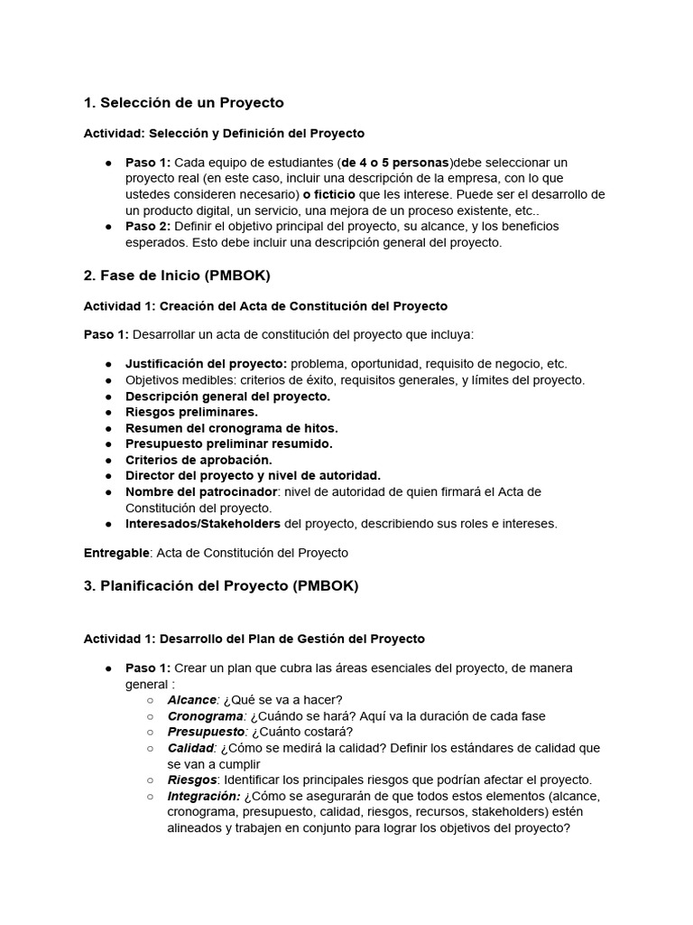 Guía Completa para Gestión de Proyectos | PDF | Scrum (desarrollo de ...