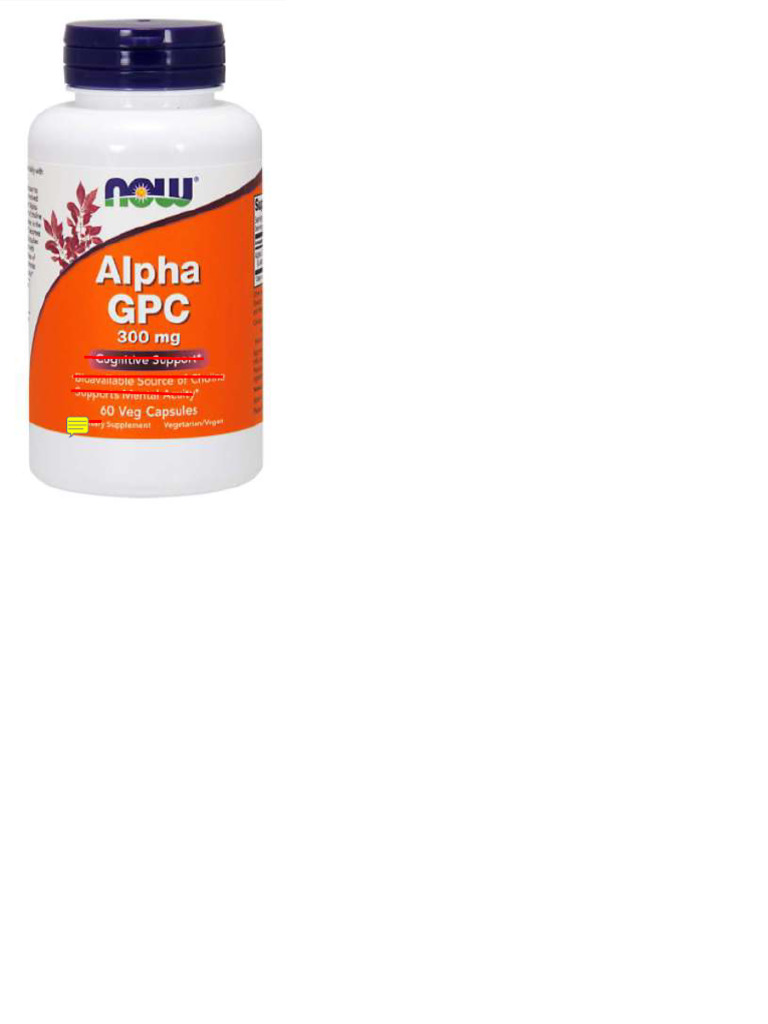 Alpha GPC 300 MG Veg Capsules | PDF