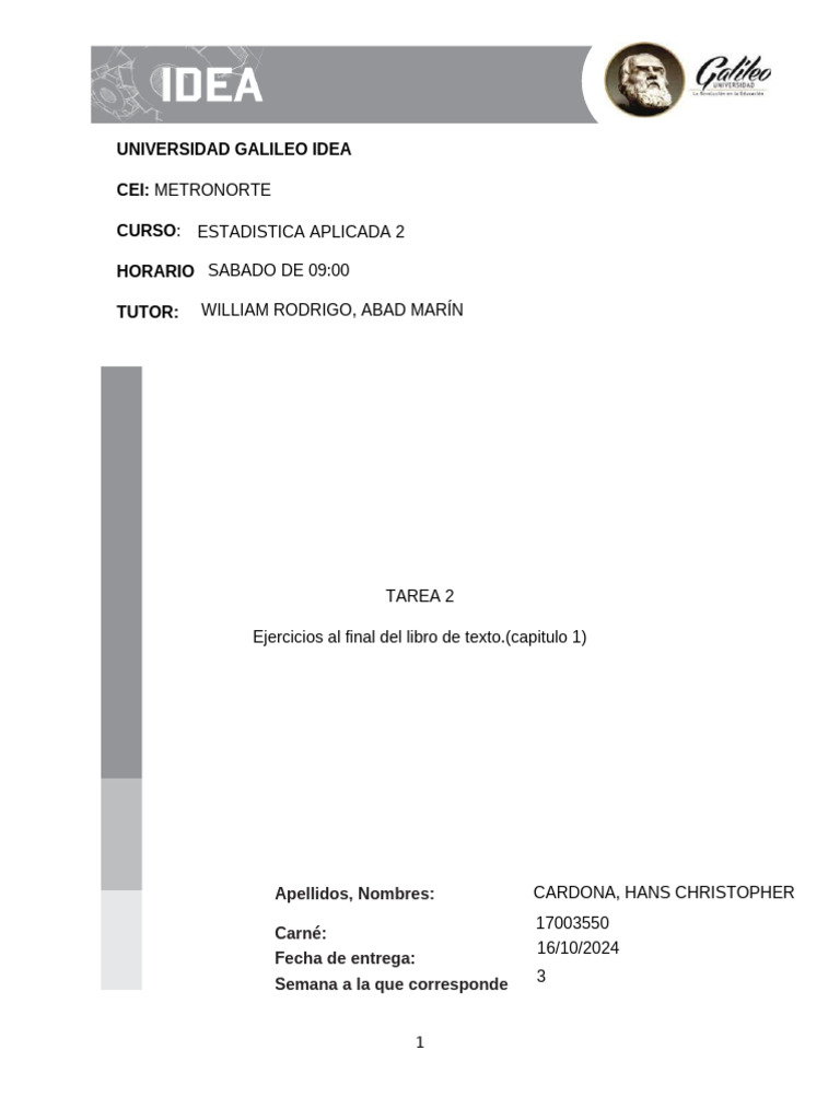 Ejercicios Al Final Del Libro de Texto. (Capitulo 1) Semana 2 | PDF | Arte