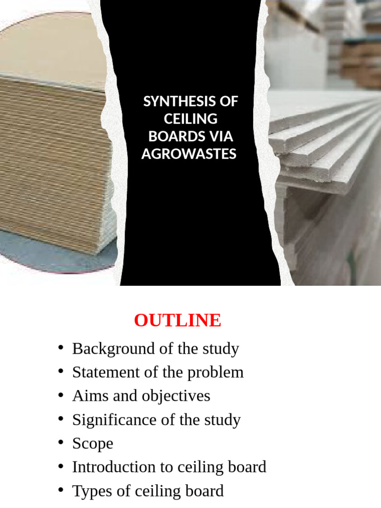 A Ceiling Board Design | PDF | Waste | Waste Management