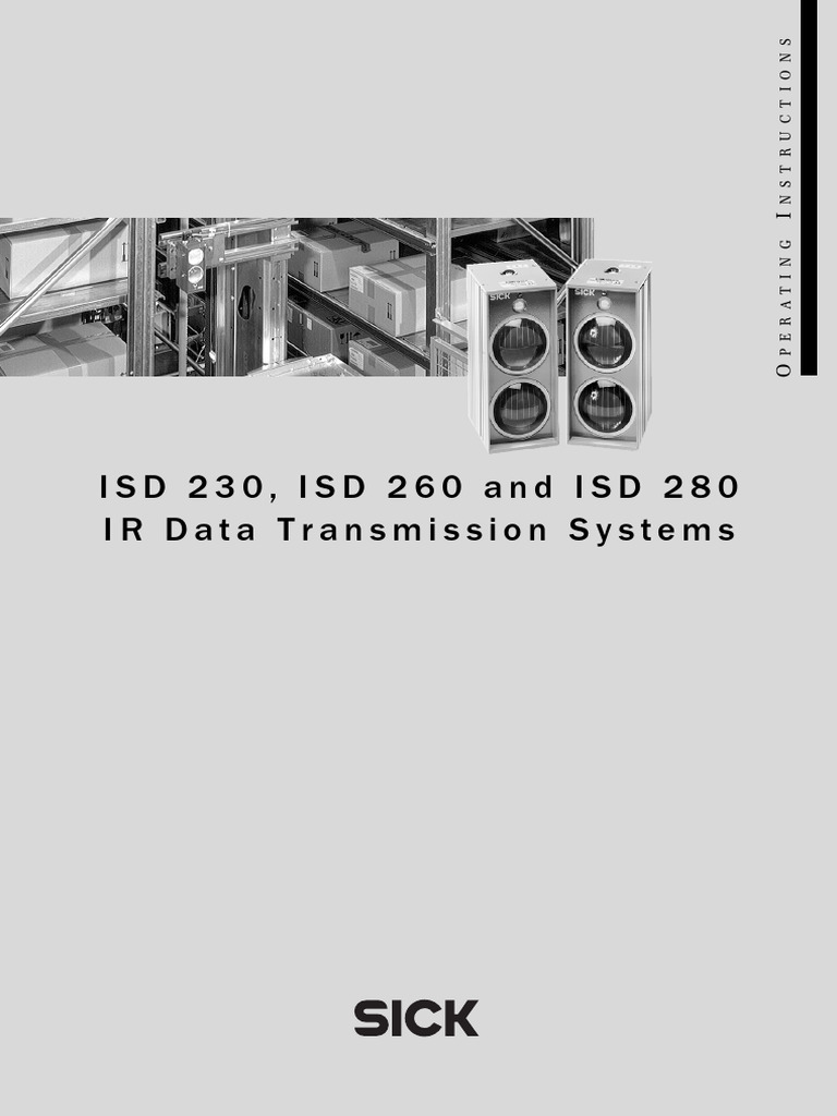 Operating Instructions Ids230 Isd260 and Isd280 Ir Data Transmission ...