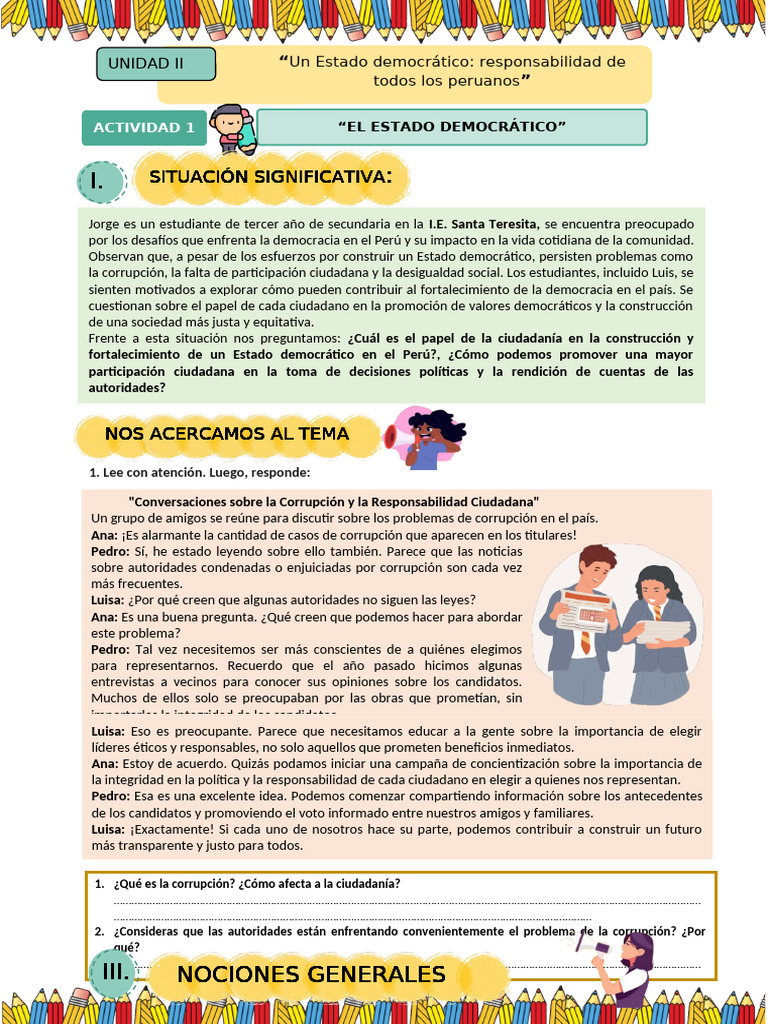 DPCC MODULO 4 (Copy) | PDF | Estado (política) | Democracia