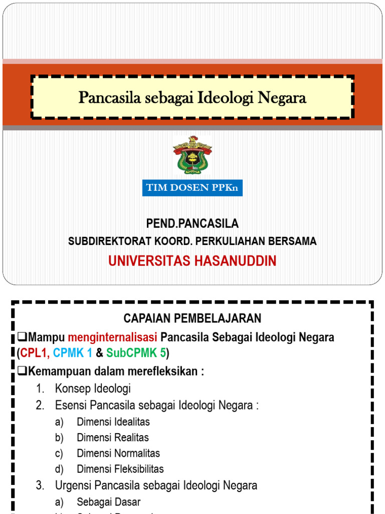 Pancasila sebagai Ideologi Negara | PDF