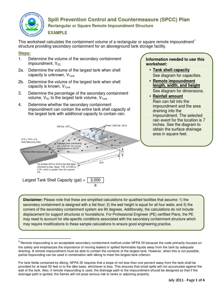 Example Remote Impoundment | PDF