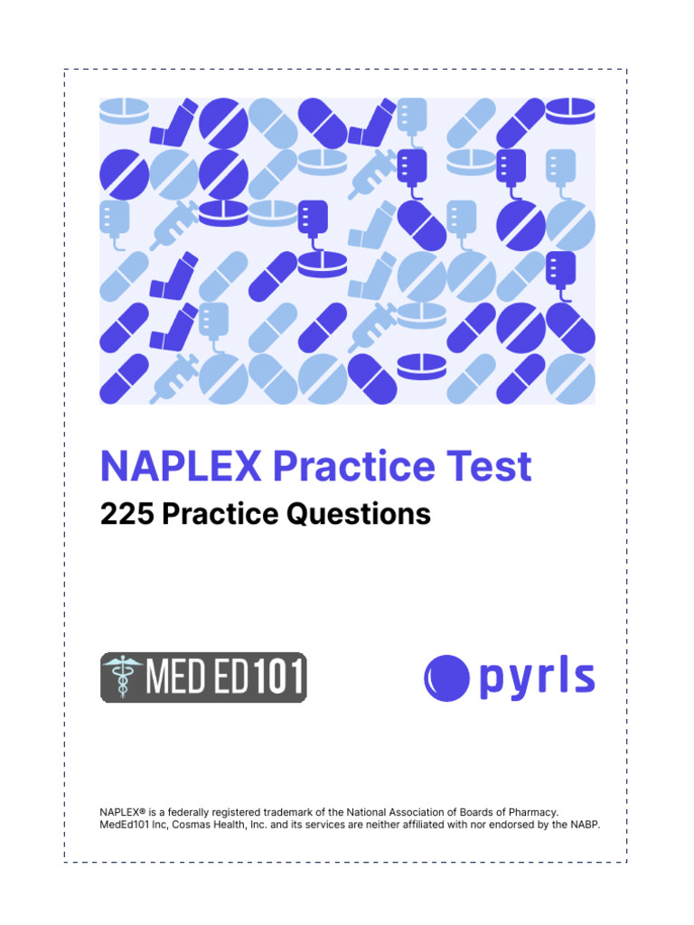 2024 NAPLEX Practice Test - Questions Only | PDF | Hypertension | Heart ...