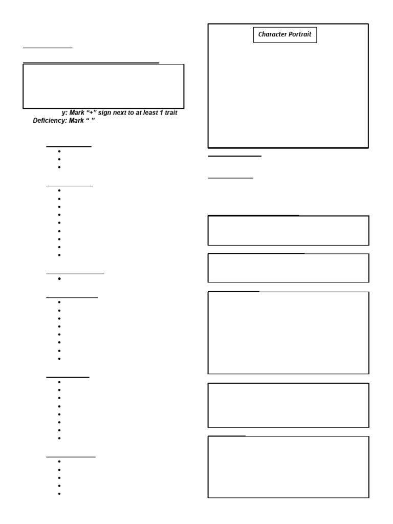 GATEWAY_RPG-_Standard_Character_Sheet-_Form_Fillable | PDF | Role ...