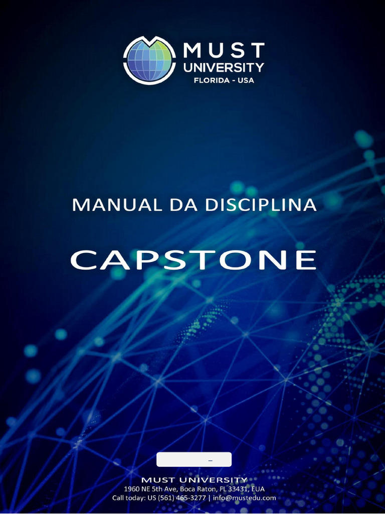 Manual do Projeto Capstone para Mestrandos | PDF | Mestrado | Science