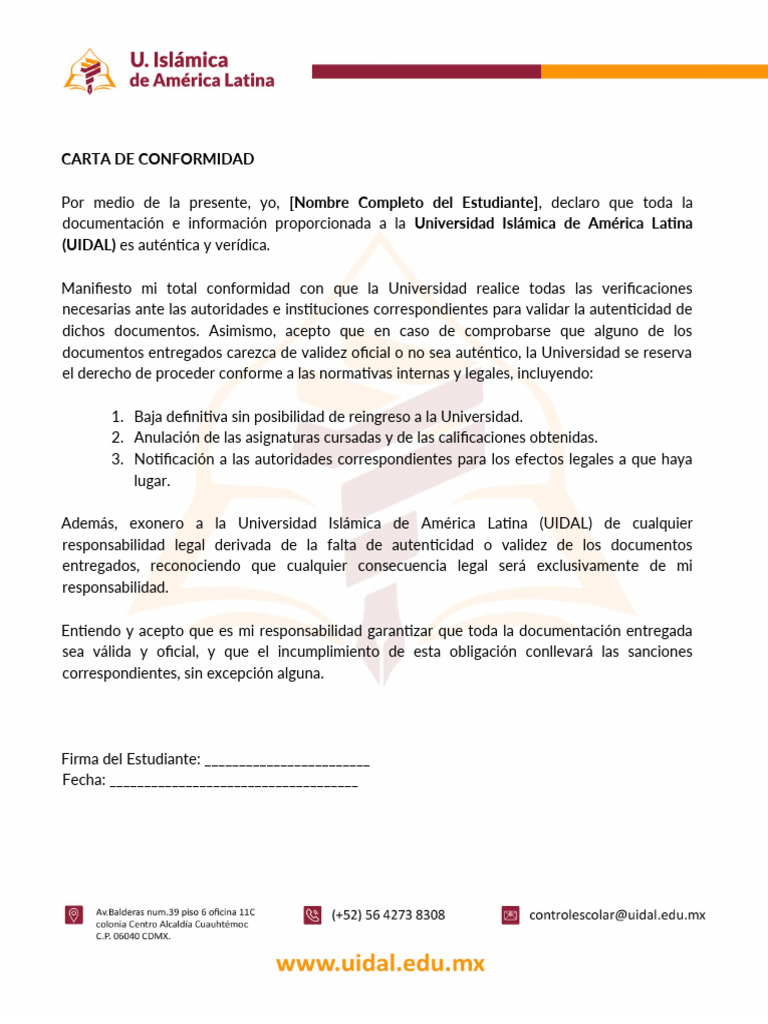 Carta Documentos Veridicos Word PDF | PDF | Política | Derecho