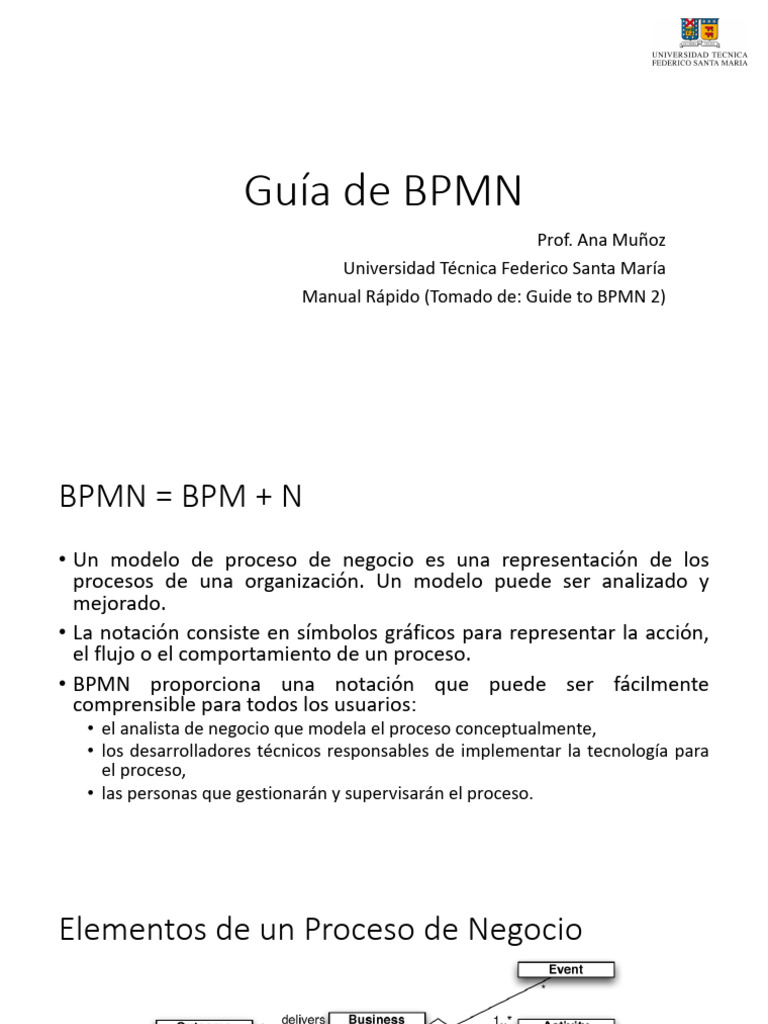 Guia BPMN | PDF | Modelo de negocio | Ingeniería de Sistemas