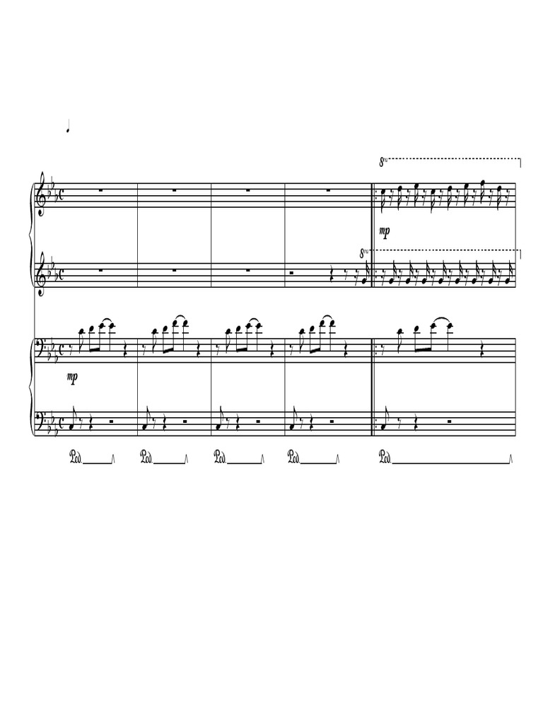 TRUE (2 pianos) de Maxi Carrilemo | PDF