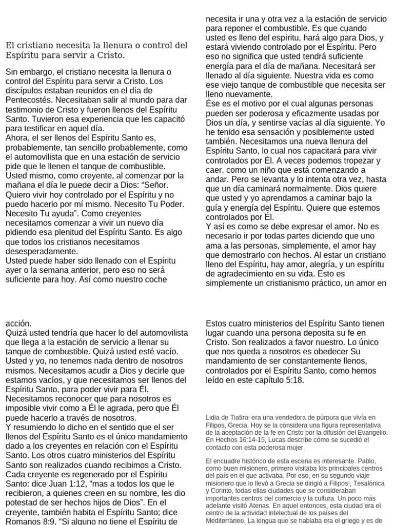 Lidya Mujer de Dios | PDF | Pablo el apóstol | Jesús