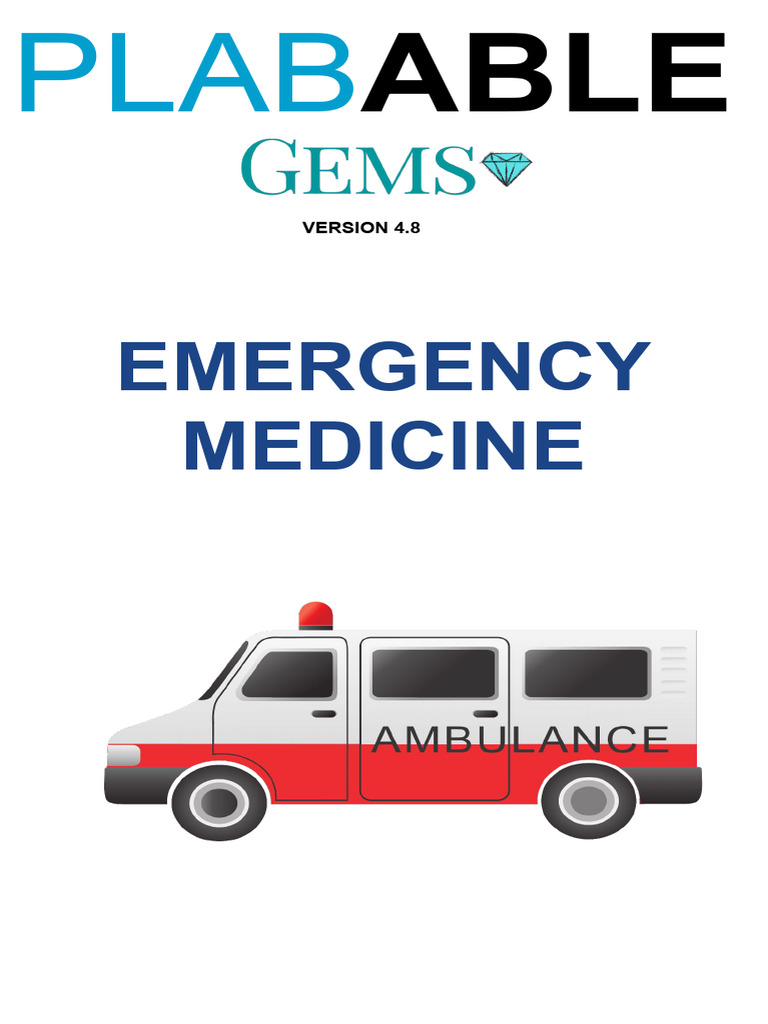 PLAB Exam Emergency Medicine Guide | PDF | Sepsis | Thorax