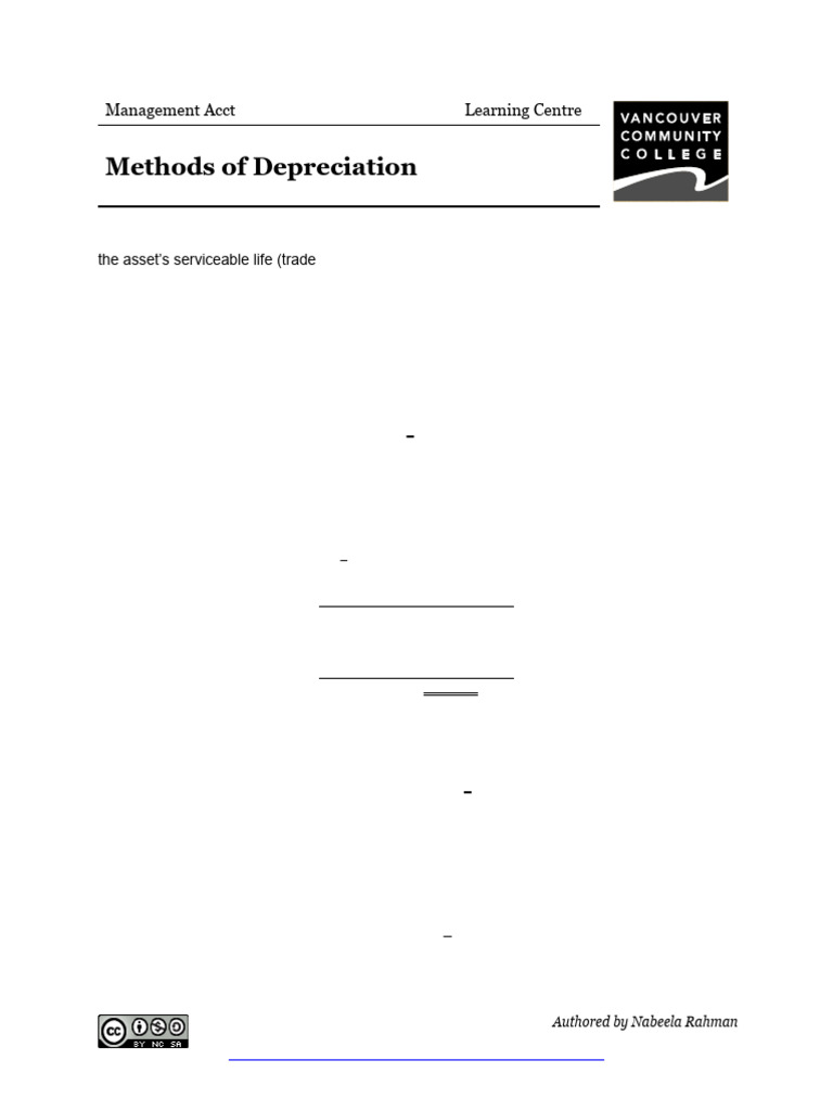 Depreciation | PDF | Depreciation | Book Value