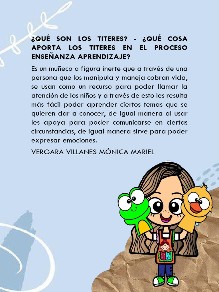 Que Son Los Titeres | PDF