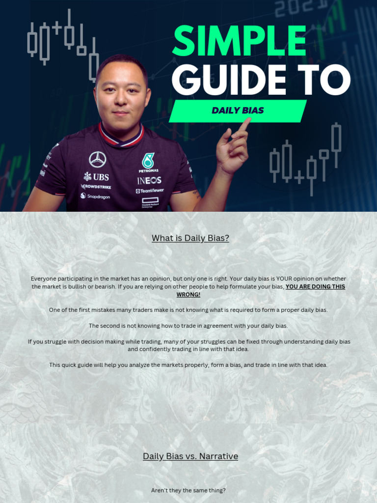 Daily Bias: A Trader's Guide | PDF | Bias | Market Liquidity