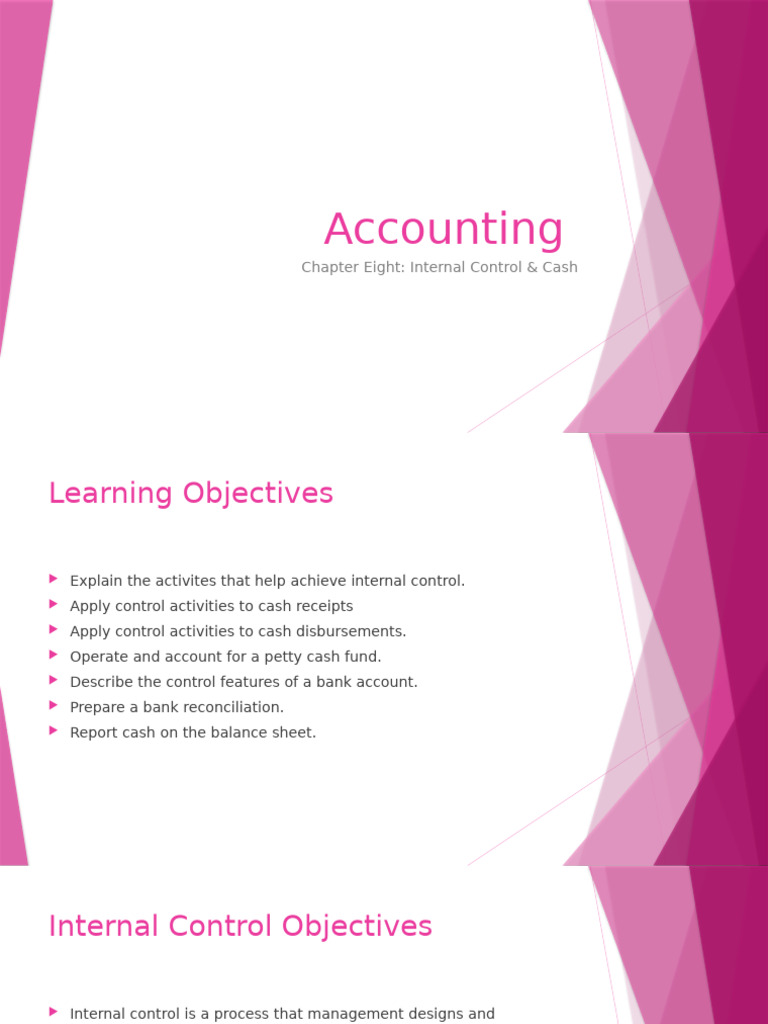 Chapter 8 - Internal Controls and Cash BAT4M Accounting | PDF ...