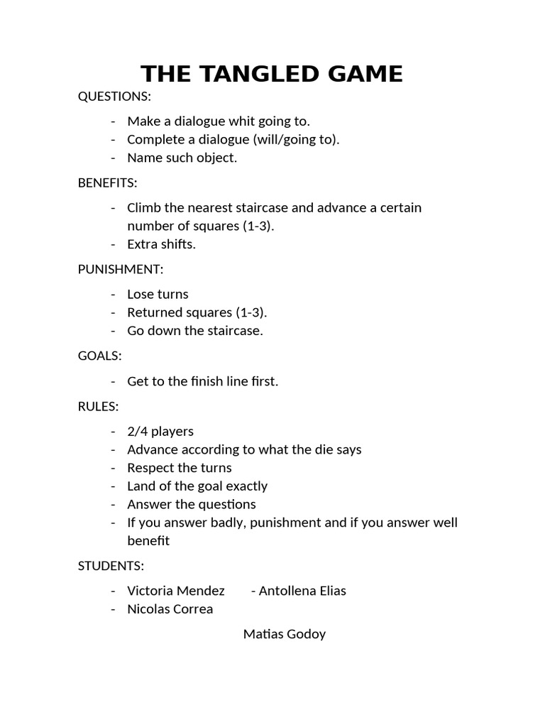 The Tangled Game | PDF | Teaching Methods & Materials
