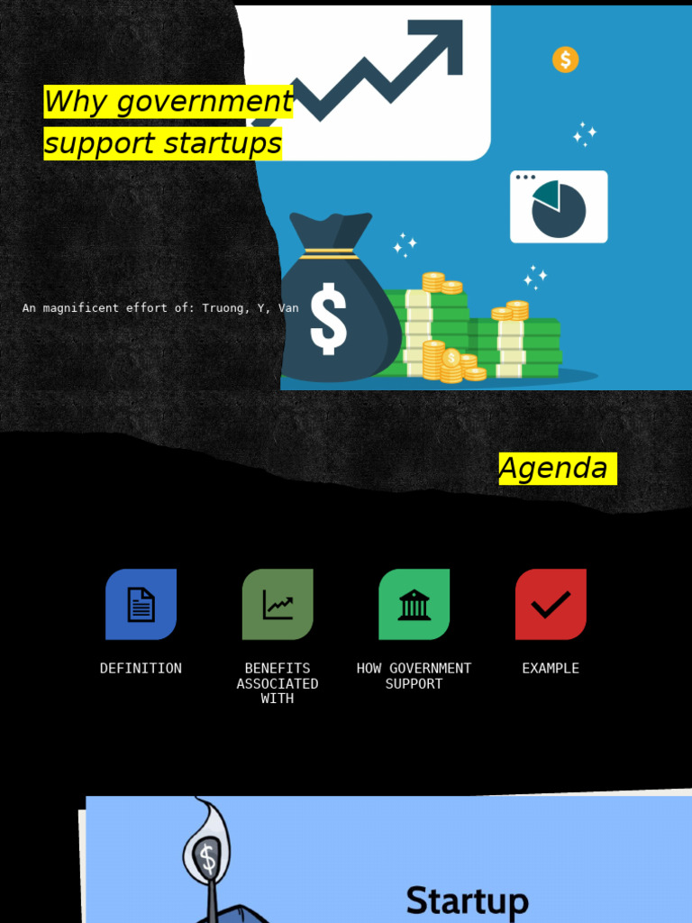 Government Support for Startups Explained | PDF | Startup Company ...