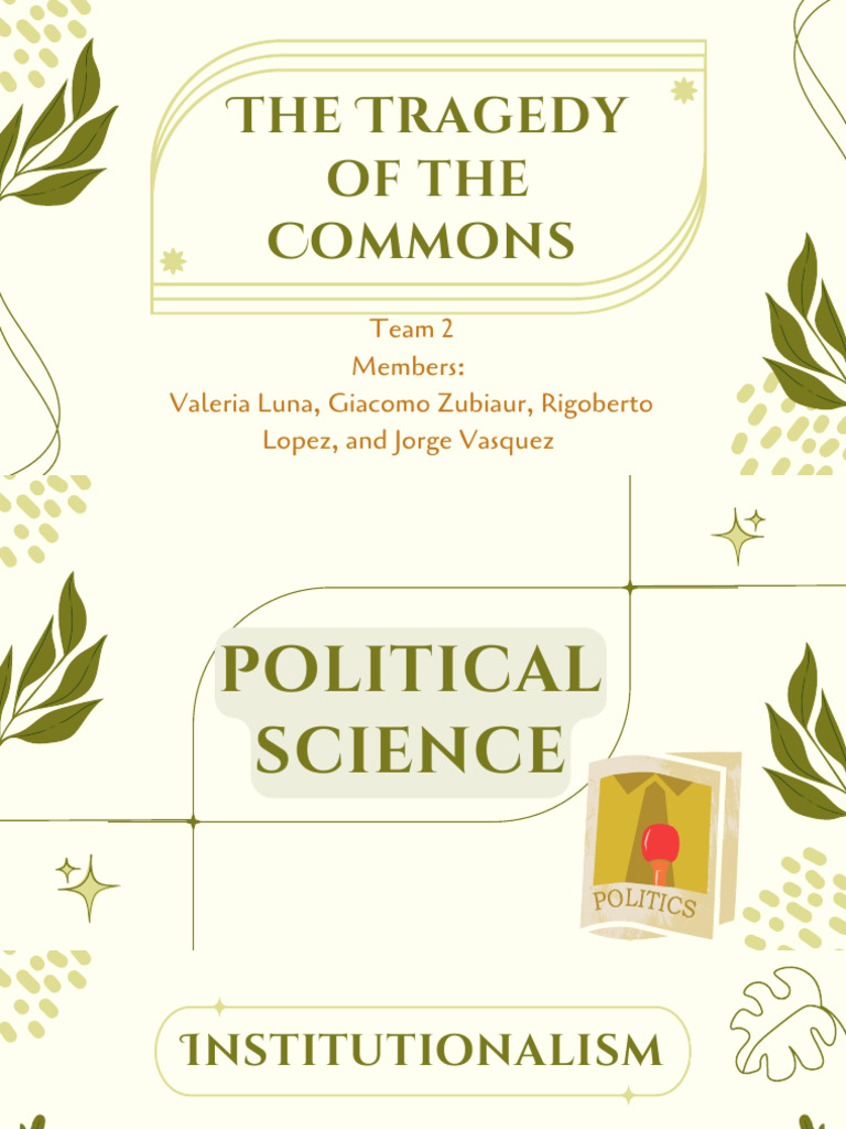 The Tragedy of The Commons | PDF | Economies