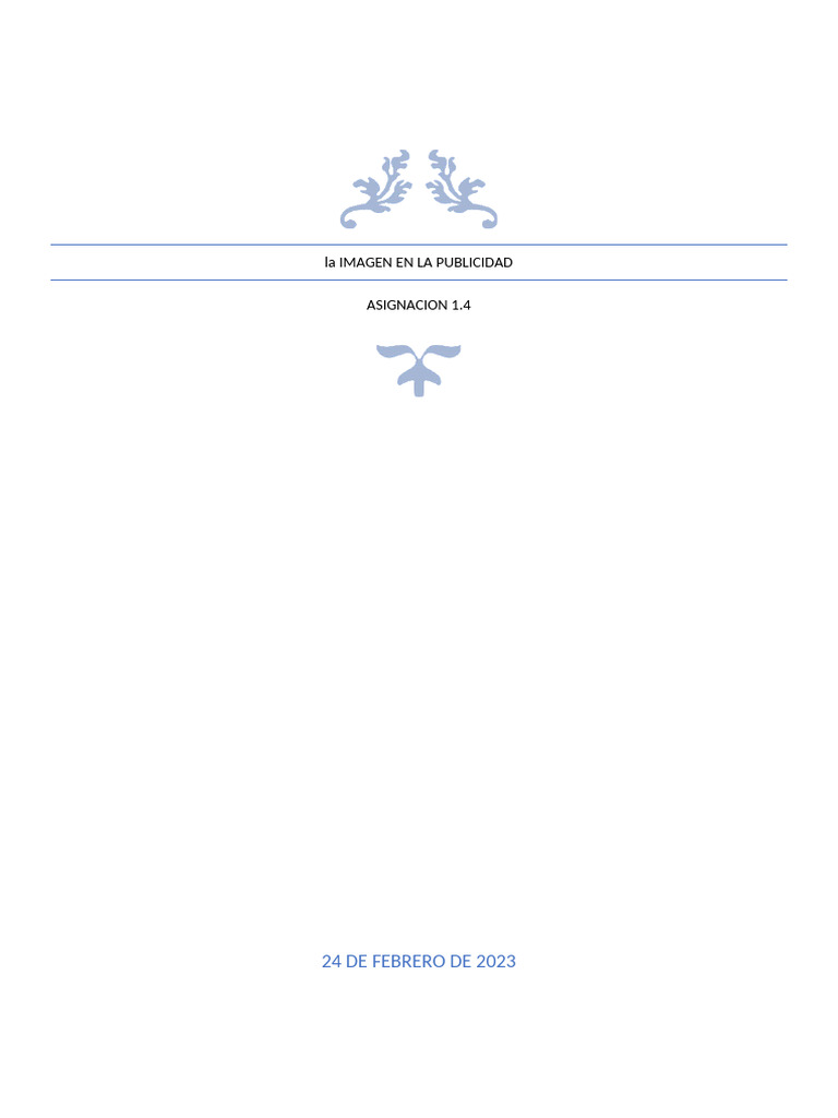 ASIG 1.4 - La Imagen en La Publicidad | PDF | Imagen | Publicidad