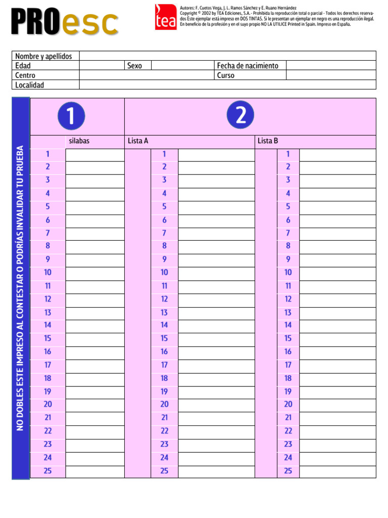 Hoja de Aplicación ProEsc - M-29-6 | PDF
