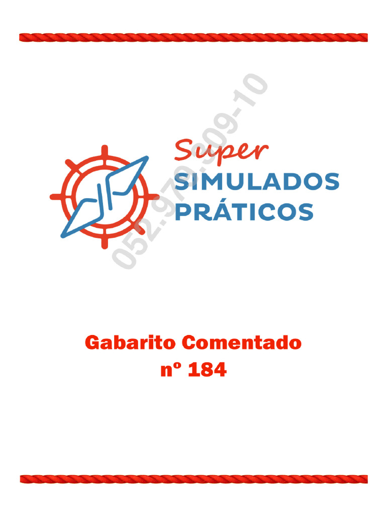 Simulados 184 | PDF