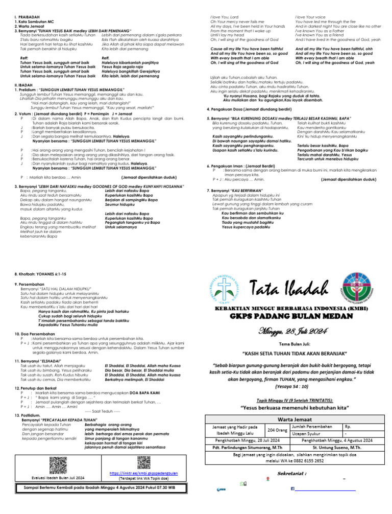 Tata Ibadah 20240728 v 1.1 | PDF