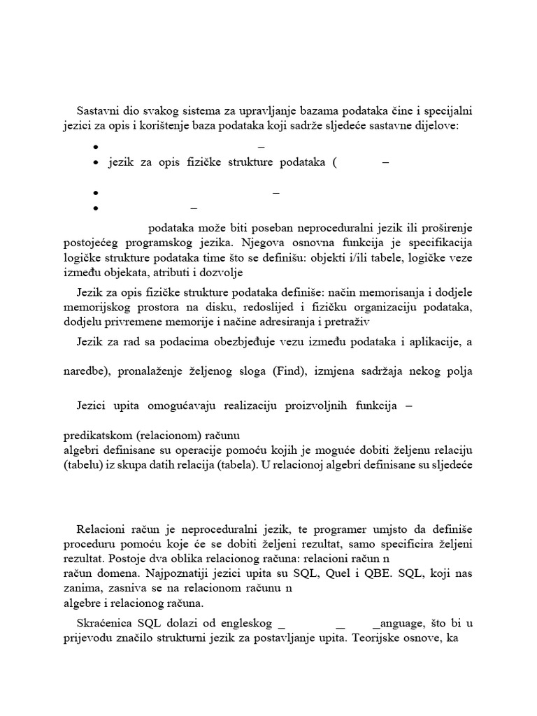 UVOD U SQL | PDF