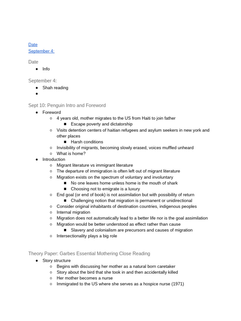 Migration Think Tank Daily Notes | PDF | Human Migration | Immigration