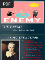 Class 12 English Vistas PPT Chapter 4 The-Enemy | PDF | Narrative | Conscience