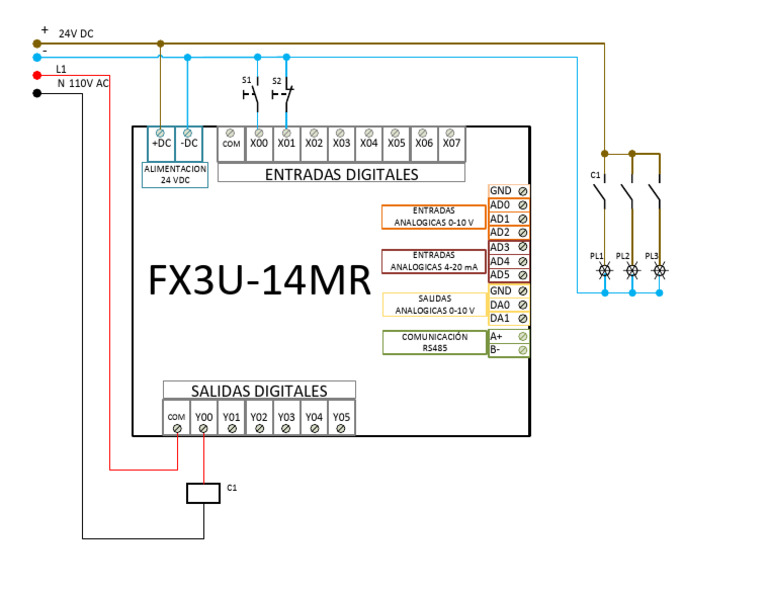 Diagrama Fx3u 01 | PDF