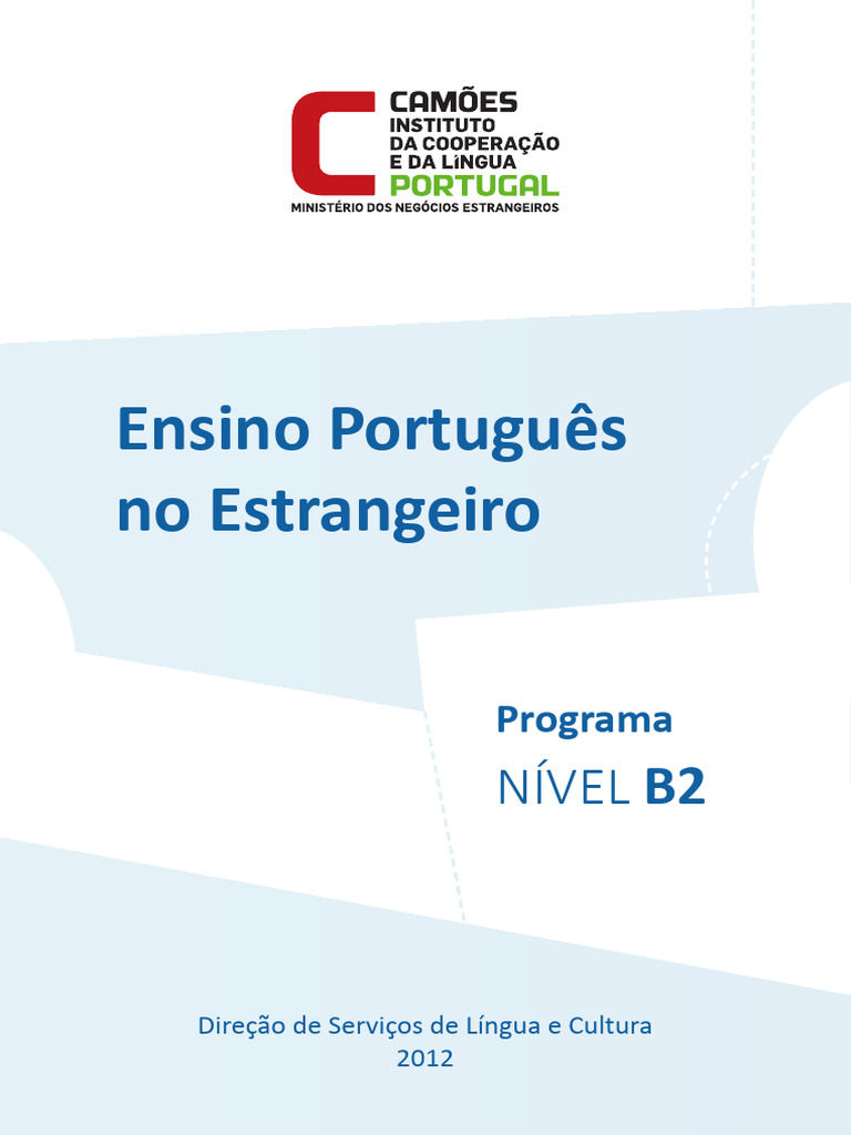 Programa EPE B2 | PDF | Aprendizado | Pedagogia