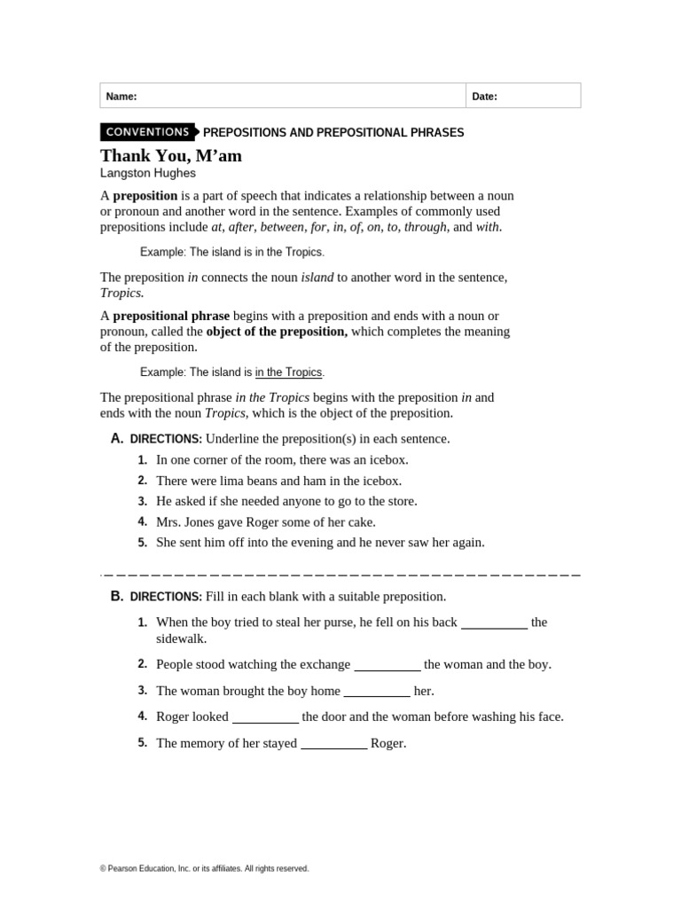 Prepositional and Appositive Phrases | PDF | Preposition And Postposition | Pronoun